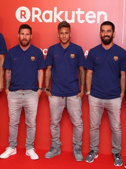 Lionel Messi Neymar Arda Turan Editorial Stock Photo - Stock Image ...
