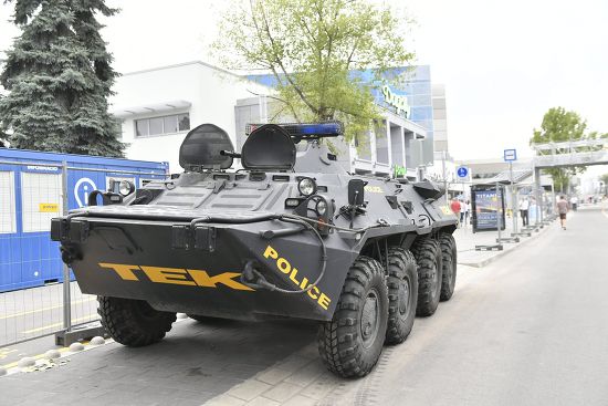 Armoured Vehicle Counter Terrorism Centre Tek Editorial Stock Photo ...