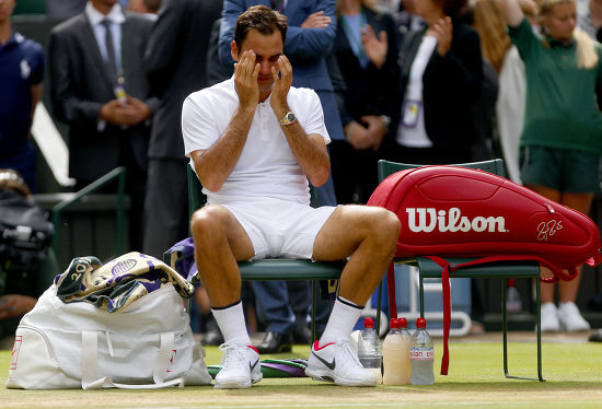 Roger Federer Switzerland Cries Following Mens Editorial Stock Photo ...