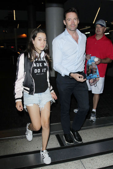 Hugh Jackman Daughter Ava Jackman Editorial Stock Photo - Stock Image ...