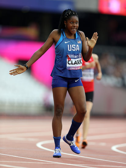 Breanna Clark Usa Wins Gold Break Editorial Stock Photo - Stock Image ...