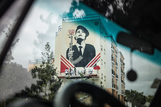 View One Murals Painted By Us Editorial Stock Photo - Stock Image ...
