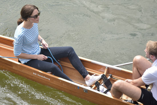 Britains Catherine Duchess Cambridge L Rowing Editorial Stock Photo ...