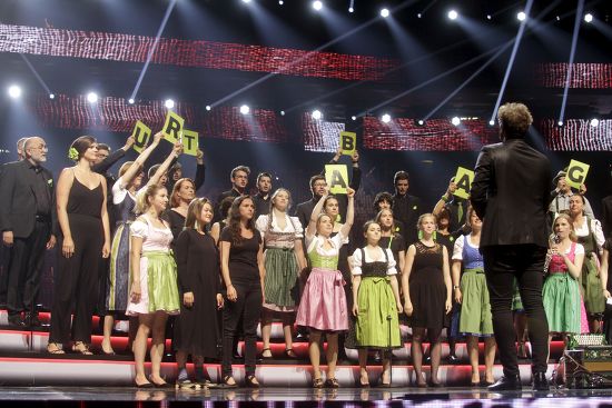 Austrian Hardchor Linz Singers Perform During Editorial Stock Photo ...
