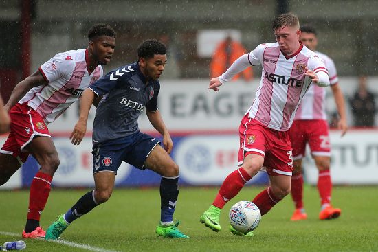 Mark Mckee Stevenage Action During Stevenage Editorial Stock Photo ...