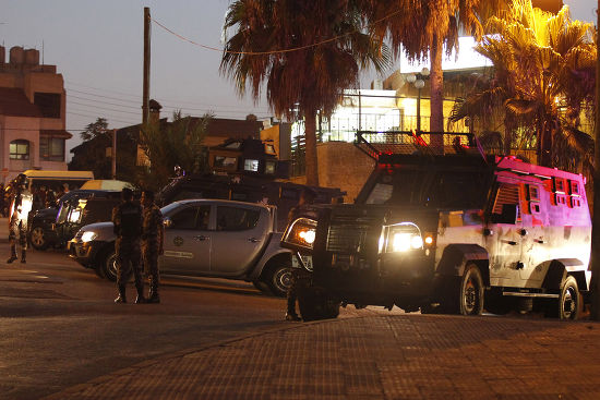 Jordanian Security Forces Stand Infront Their Editorial Stock Photo ...
