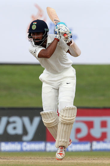 Indian Cricketer Cheteshwar Pujara Bats During Editorial Stock Photo ...