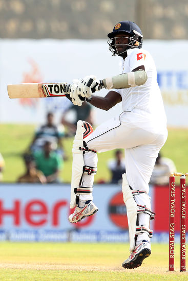 Sri Lankan Batsman Angelo Mathews Bats Editorial Stock Photo - Stock ...