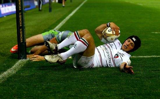 Ben Pointon Leicester Tigers Scores Try Editorial Stock Photo - Stock ...