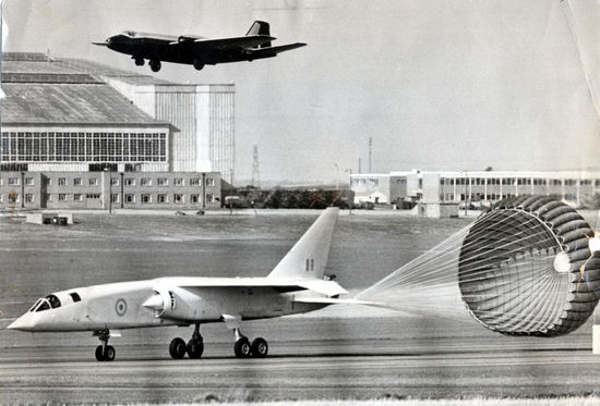 Bac Tsr2 Lowlevel Bomber Using Parachute Editorial Stock Photo - Stock ...