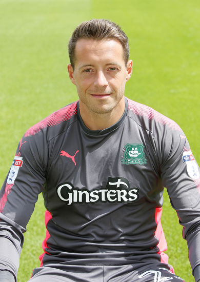 Plymouths Goalkeeper Luke Mccormick During Plymouth Editorial Stock ...
