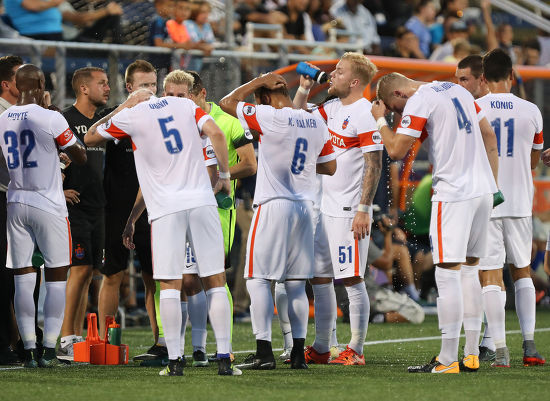 Fc Cincinnati Team Takes Official Water Editorial Stock Photo - Stock ...