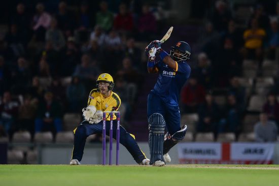 Ashar Zaidi Essex Hitting Six During Editorial Stock Photo - Stock ...