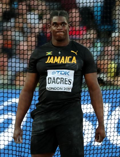 Fedrick Dacres Jamaica Competes Mens Discus Editorial Stock Photo ...