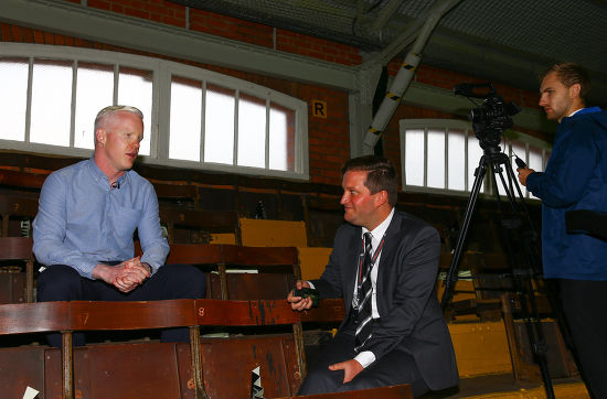 Paralympian Chad Perris Interviewed Stands Before Editorial Stock Photo ...
