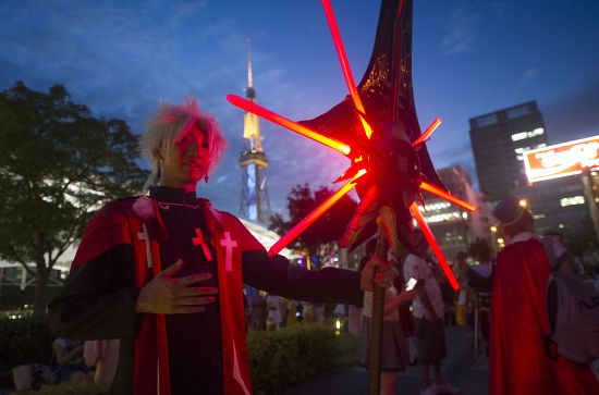 Amateur Cosplayers Participate Side Line Activities Editorial Stock ...