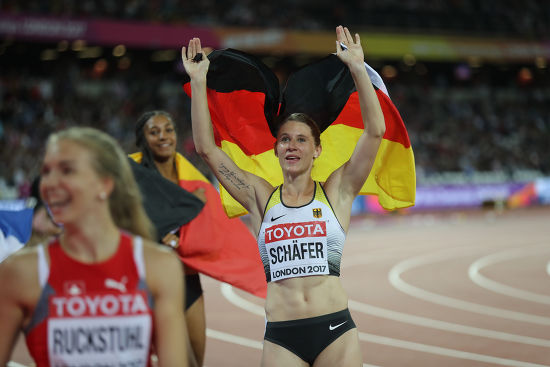 Carolin Schafer Germany Celebrates Gold Medal Editorial Stock Photo ...