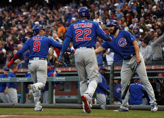 Javier Baez Jake Arrieta Jason Heyward Editorial Stock Photo - Stock ...