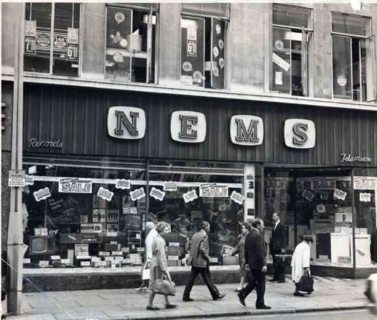 Nems Shop Great Charlotte Street Liverpool Editorial Stock Photo ...