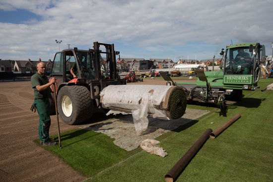New Turf Installed Rodney Parade Editorial Stock Photo - Stock Image ...
