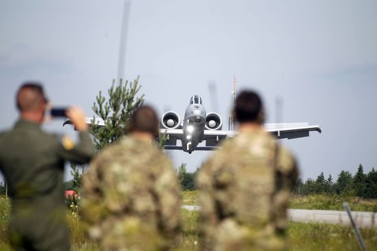 Us Air Force Attack Aircraft A10 Editorial Stock Photo - Stock Image ...