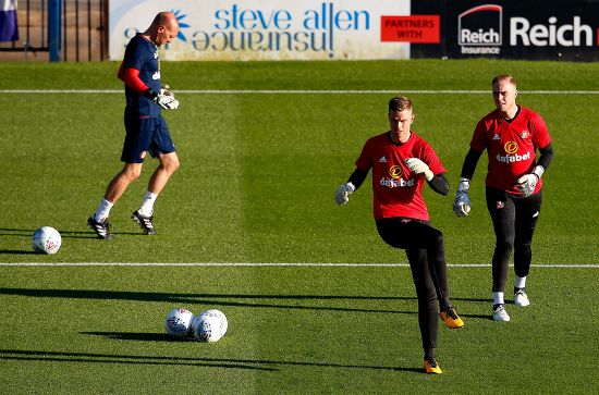 Jason Steele Robbin Ruiter Sunderland Warm Editorial Stock Photo ...