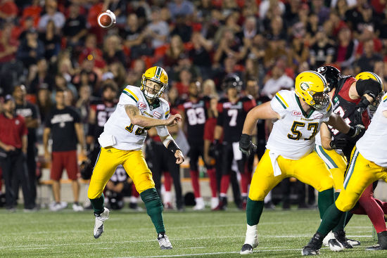 Edmonton Eskimos Quarterback Mike Reilly 13 Editorial Stock Photo ...