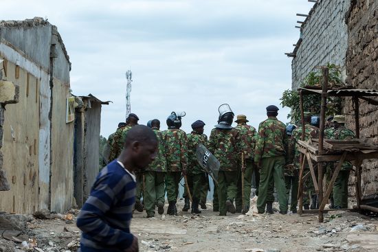 Police Patrol Streets Kawangware Nairobi Kenya Editorial Stock Photo ...