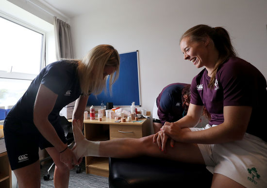 Physio Emma Gallivan Claire Mclaughlin Editorial Stock Photo - Stock ...