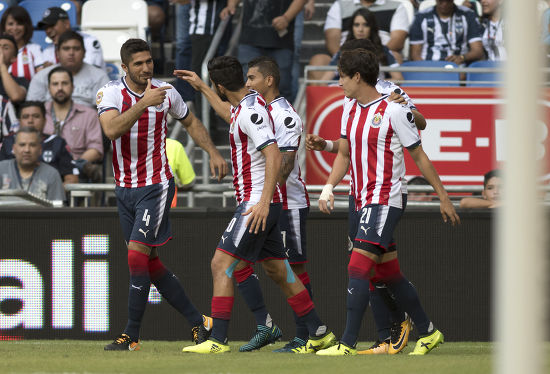Players Chivas De Guadalajara Celebrates Goal Editorial Stock Photo ...