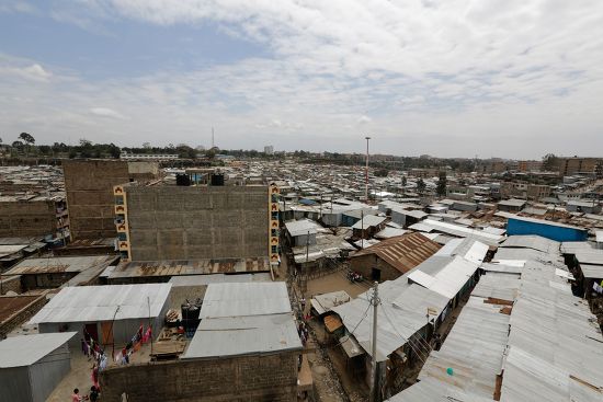 General View Mathare Slum Which Saw Editorial Stock Photo - Stock Image ...