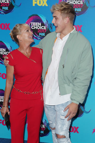 Jake Paul Pam Stepnick Mother Editorial Stock Photo - Stock Image ...