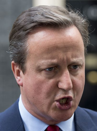 Prime Minister David Cameron Downing Street Editorial Stock Photo ...