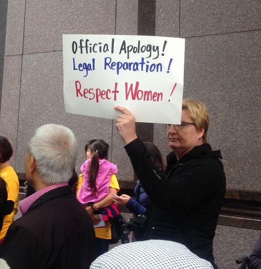 Participant Holds Placard During Rally On Editorial Stock Photo - Stock ...