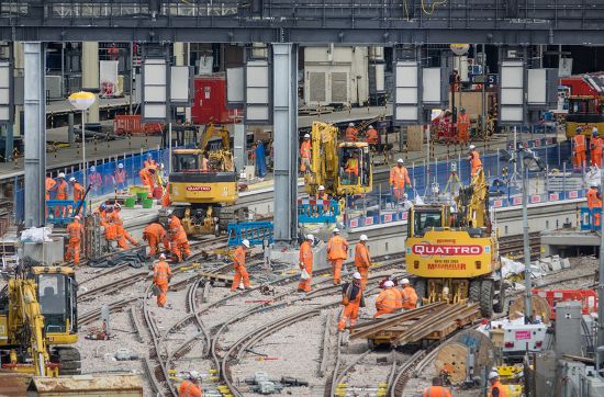 Waterloo Stations Major Development Works Continue Editorial Stock ...