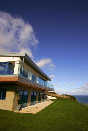 Blue Point House Set Deep Hillside Editorial Stock Photo - Stock Image ...