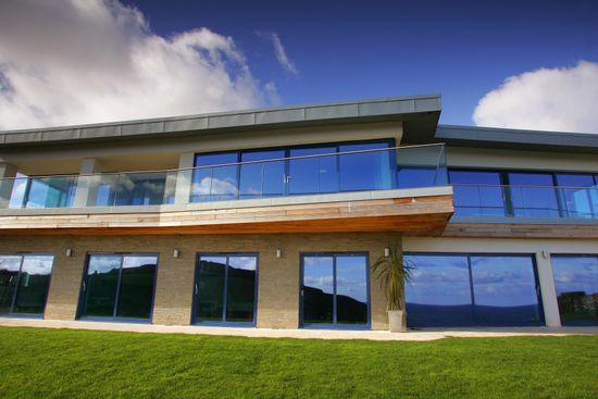 Blue Point House Set Deep Hillside Editorial Stock Photo - Stock Image ...