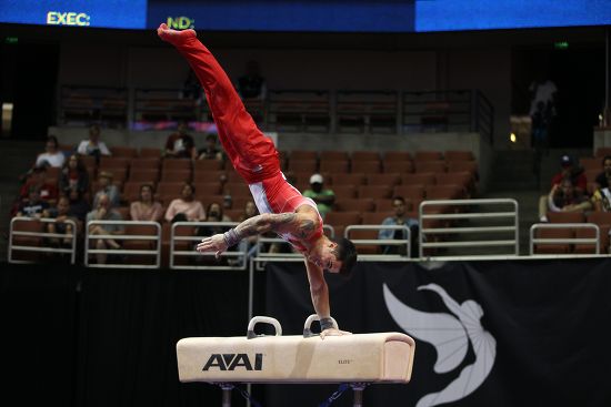 Gymnast Sean Melton Competes First Day Editorial Stock Photo - Stock ...