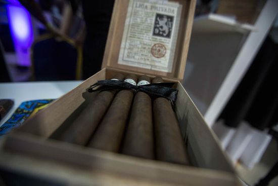 Box Cigars Displayed During Puro Humo Editorial Stock Photo - Stock ...