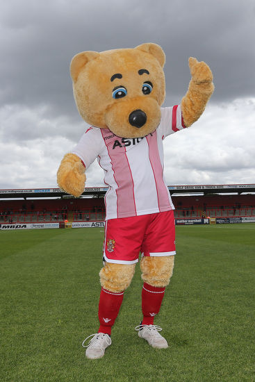 Boro Bear Poses Photograph During Stevenage Editorial Stock Photo ...