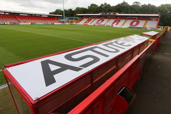 New Astute Signage Around Ground Ahead Editorial Stock Photo - Stock ...