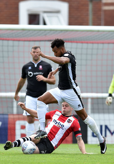 Pierce Sweeney Exeter City Slides On Editorial Stock Photo - Stock ...