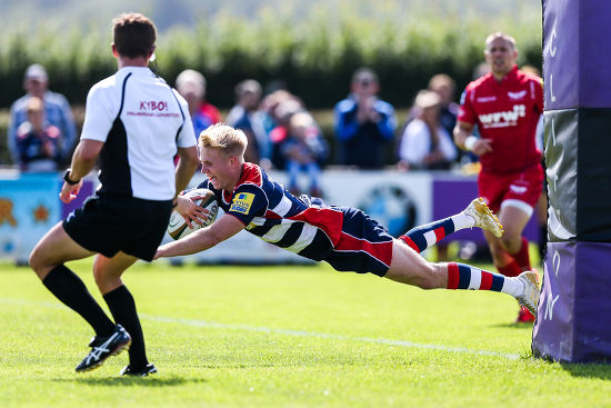 Mat Protheroe Bristol Rugby Goes Over Editorial Stock Photo - Stock ...