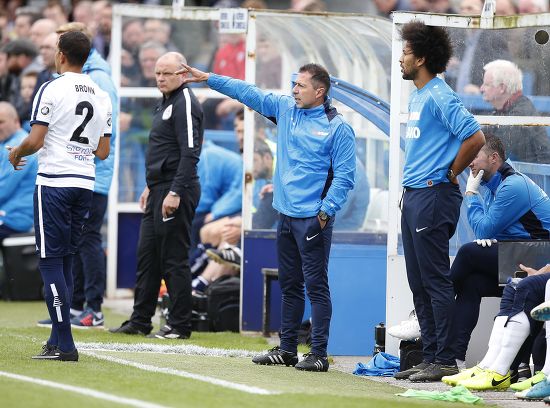 Torquay United Temporary Manager Robbie Herrera Editorial Stock Photo ...