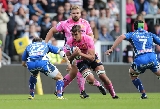 Sam Skinner Exeter Chiefs Tackled By Editorial Stock Photo - Stock ...