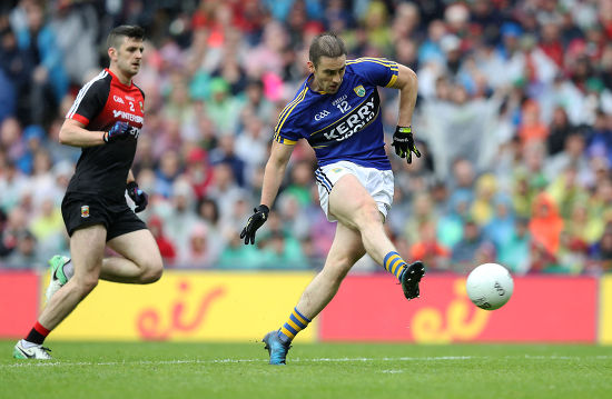 Kerry Vs Mayo Kerrys Stephen Scores Editorial Stock Photo - Stock Image ...