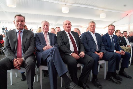 Hermann Gerland Karl Hopfner Horst Seehofer Editorial Stock Photo ...