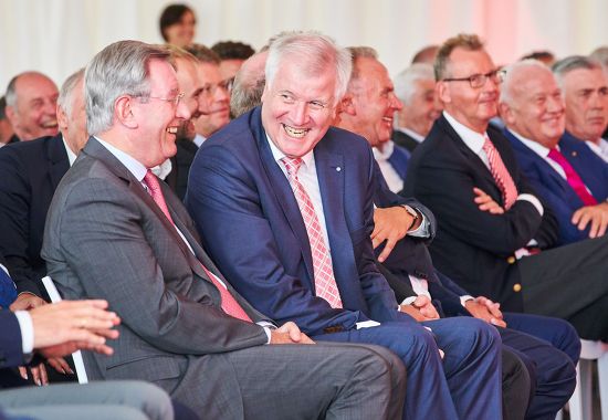 Hermann Gerland Karl Hopfner Horst Seehofer Editorial Stock Photo ...