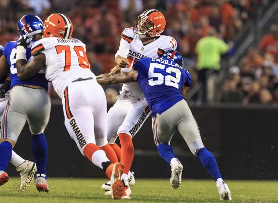 Cleveland Browns Quarterback Brock Osweiler 17 Editorial Stock Photo ...