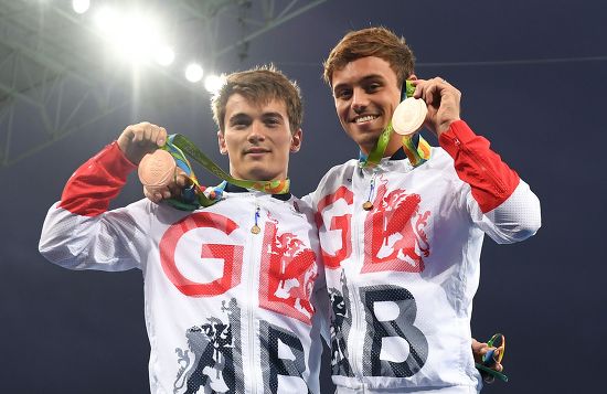 Tom Daley Daniel Goodfellow Receive Bronze Editorial Stock Photo ...